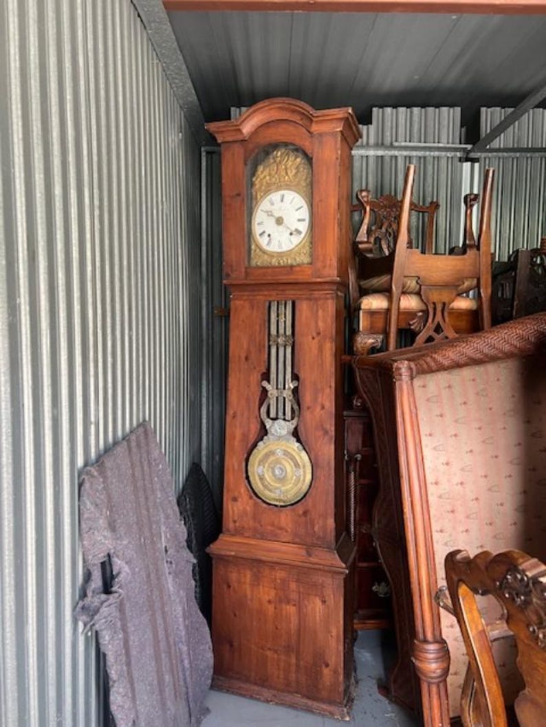 Pine 19th Century French Grandfather Clock - Etsy