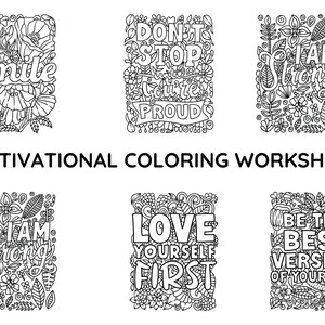 Motivational Coloring Pages for Kids, Printable Coloring Pages ...