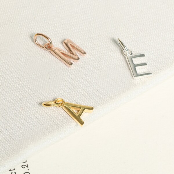Initial Charm - Etsy UK