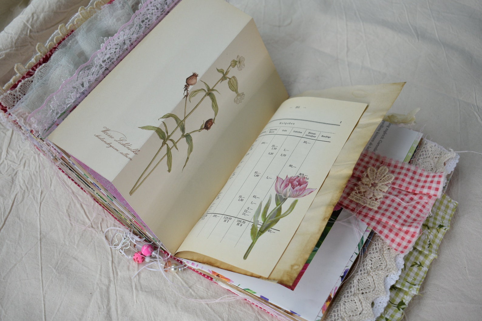 Fairy Junk Journal Journal Flowers Junk Journal Handmade - Etsy