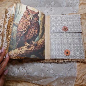 Handmade Bird Journal, Vintage Field Notes Junk Journal - Etsy