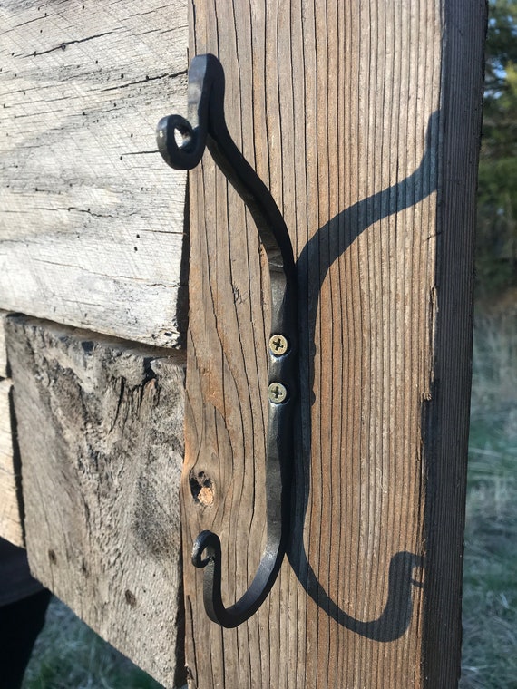 Hand Forged Double Hook | Etsy