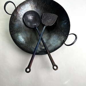 Wok Chuan and Hoak / Wok Ladle and Spatula - Etsy