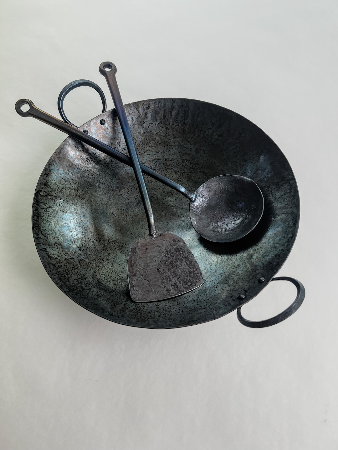 Wok Chuan and Hoak / Wok Ladle and Spatula - Etsy