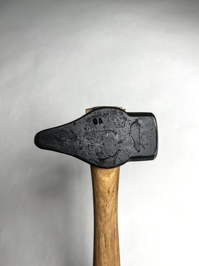 Three Pound American/colonial Cross Pein Forging Blacksmith Hammer - Etsy