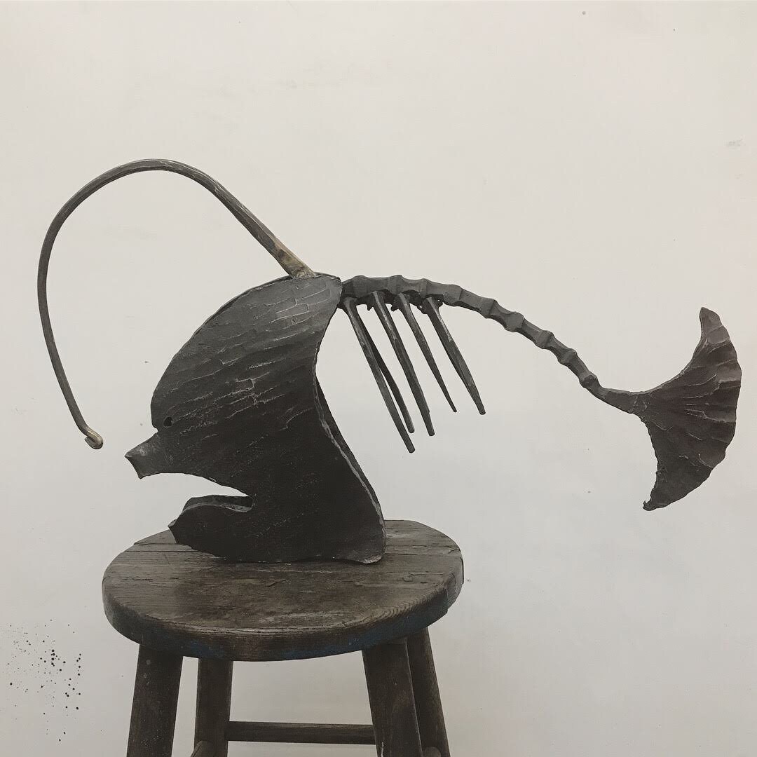 Fish-forged Sculpture Art Blacksmith - Etsy New Zealand
