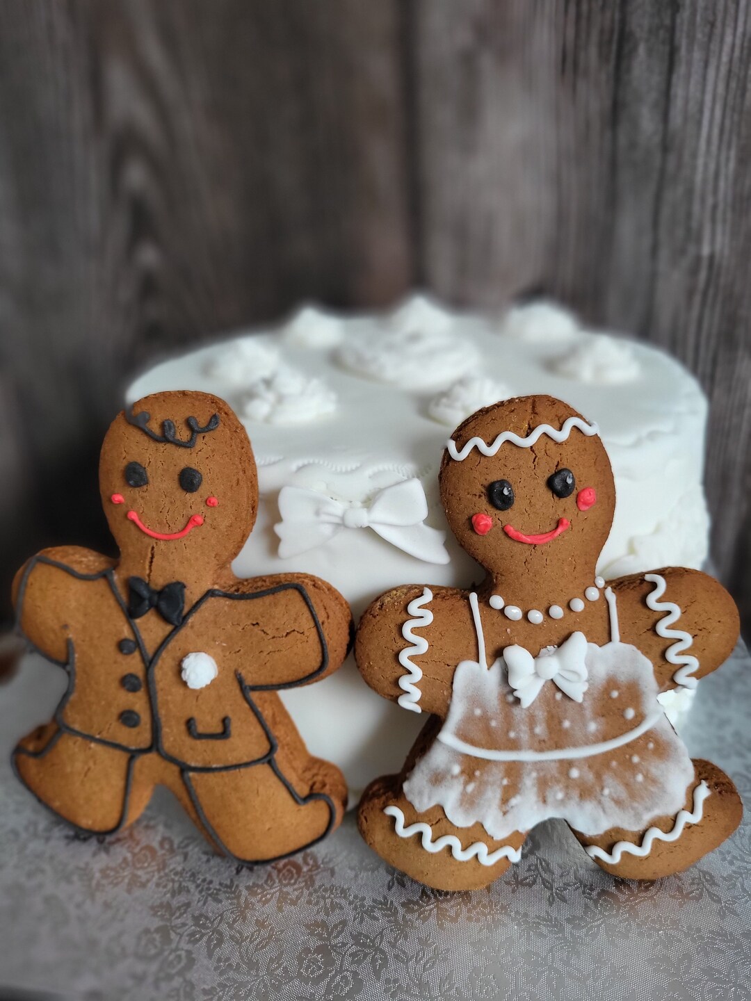 Gingerbread Bride and Groom, Bride and Groom, Best Man - Etsy