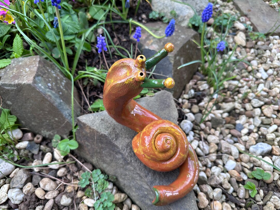 Mathilda the Unique Snail Ceramic Unique Piece for Home and Garden - Etsy