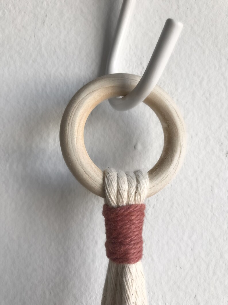 Small Minimal Macrame Plant Hanger Hand Dyed Modern | Etsy