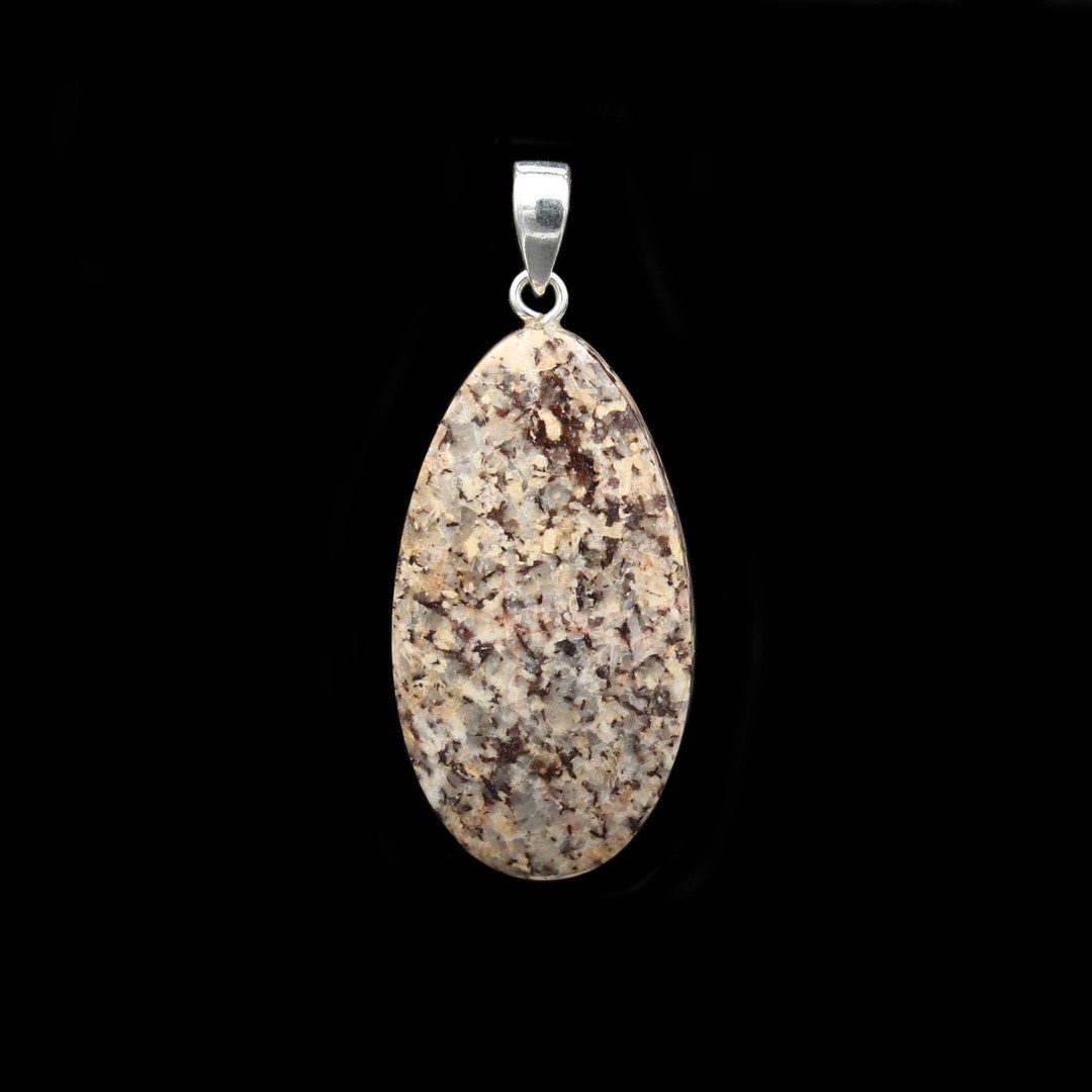 German Granite Pendant Handmade Granite Jewelry - Etsy