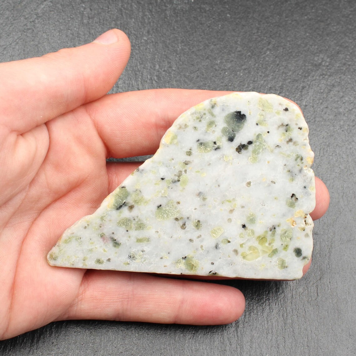 Scottish Iona Marble Polished Slice Tumbled Stone | Etsy