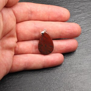 Scottish Red Jasper Pendant - Handmade | Scottish Gemstones | Scottish ...