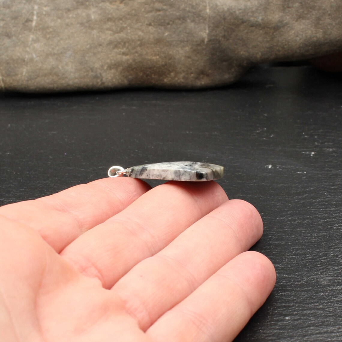 Scottish Skye Marble Pendant Handmade Isle of Skye Marble - Etsy