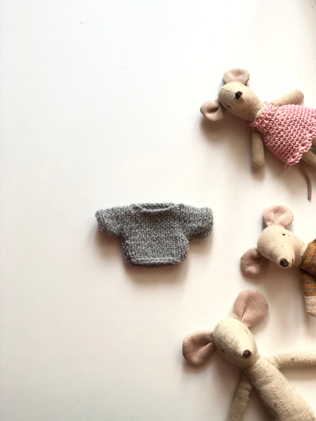 Maileg Mouse Clothes Accessories Jumper Big Brother - Etsy