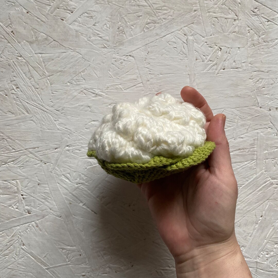 Crochet Cauliflower, Crochet Food, Kitchen Accessories, Kitchen Toys ...