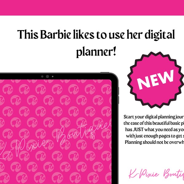 Barbie Doll Planner - Etsy