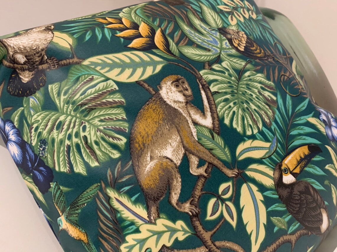 New Design Outdoor Multi Coloured Monkey Jungle Animal Print - Etsy