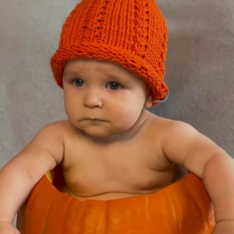 Baby Pumpkin Hat - Etsy