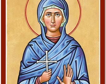 Saint Agnes Icon - Etsy