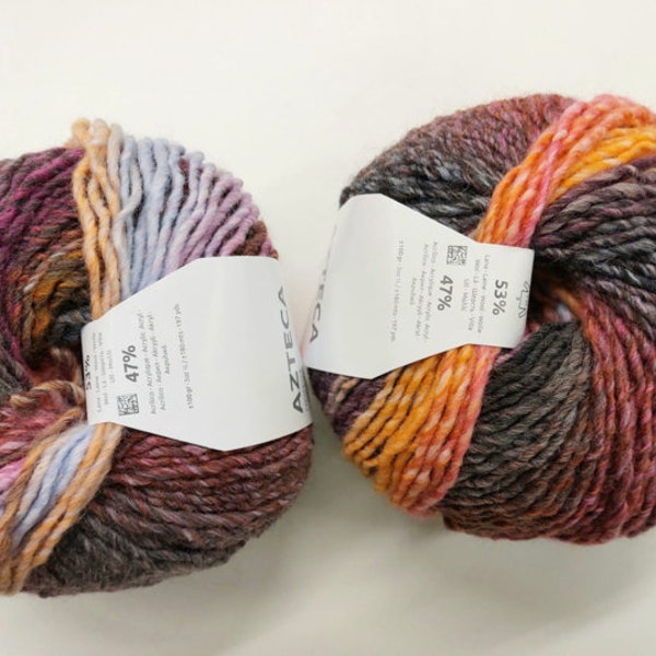 Multicolor Wool Yarn - Etsy