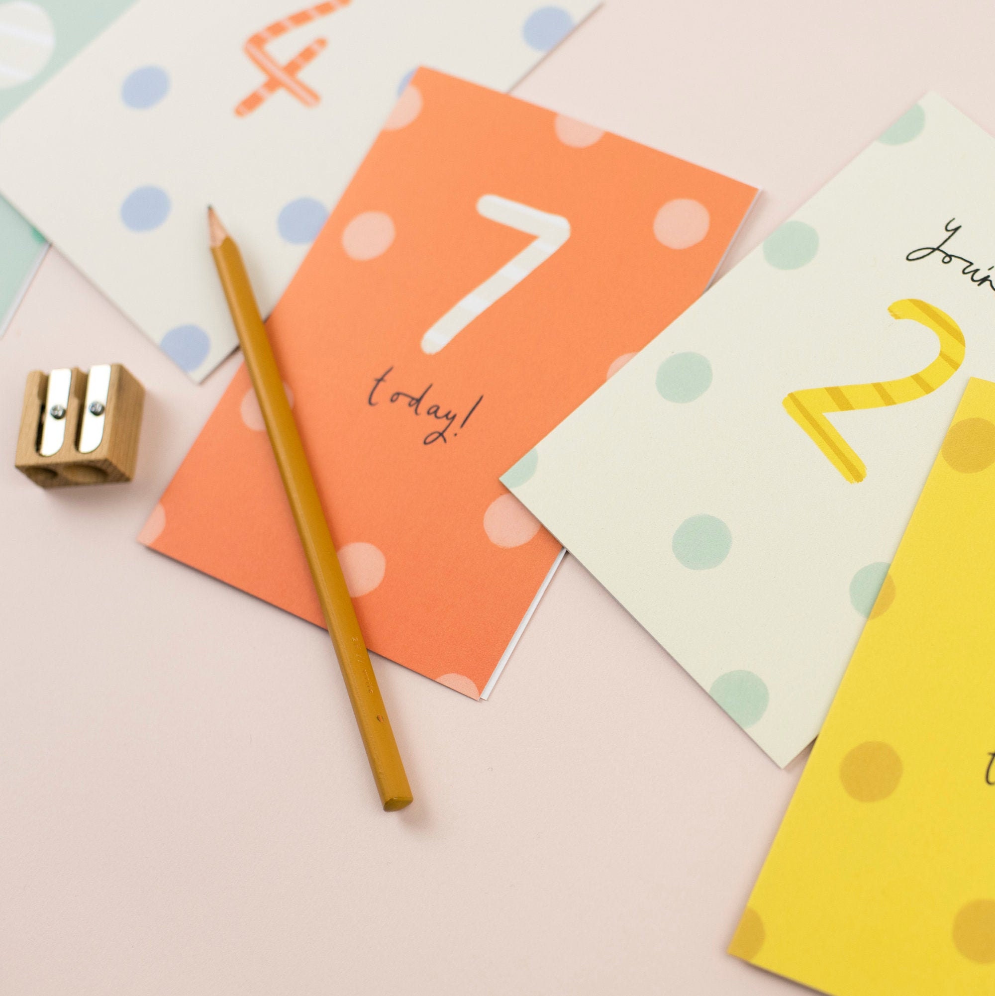 Age 4 Number Birthday Card - Etsy