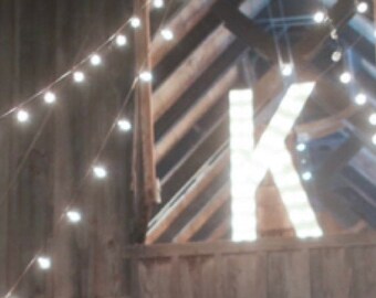 Letter lights | Etsy