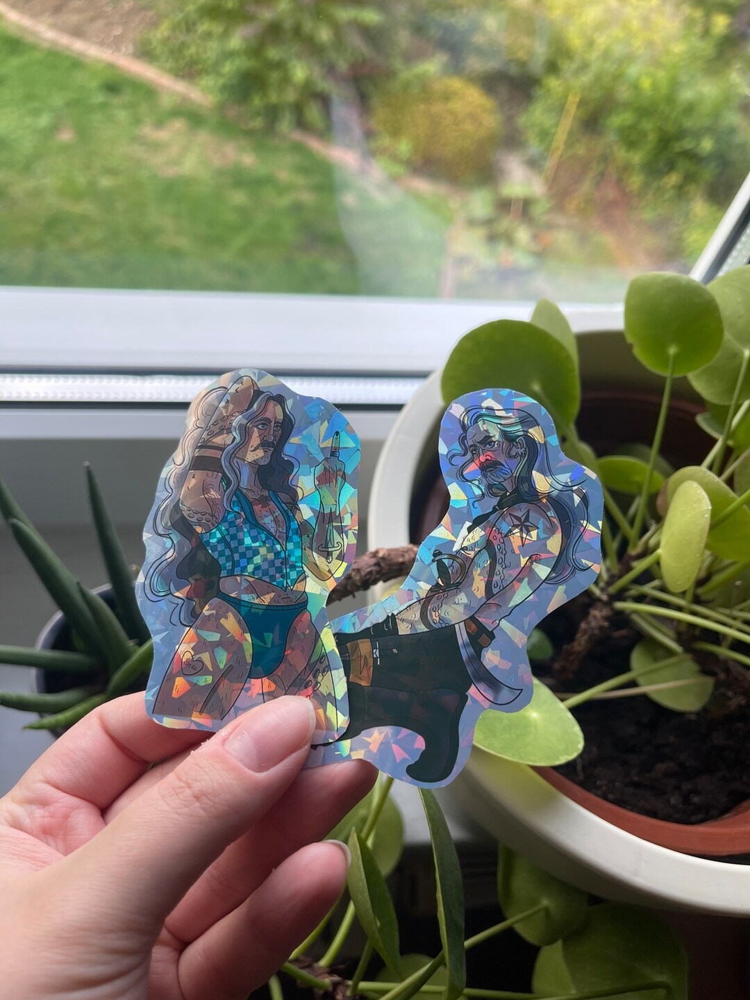 Holographic Our Flag Means Death Sticker - Etsy