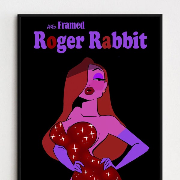 Jessica Rabbit Wall Art - Etsy