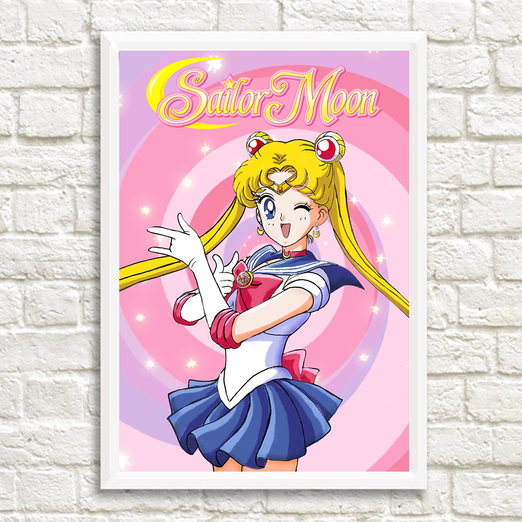 Sailor Moon Poster Printable- Printable-Prints-Anime-Sailor Moon-Wall ...