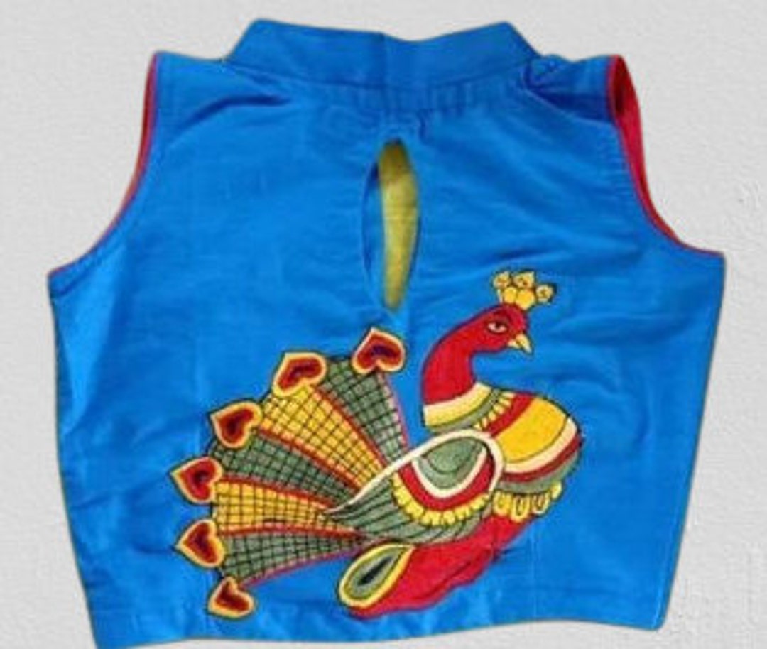 Indian Handcrafted Embroidered Cotton Stitched Readymade Blouse for ...