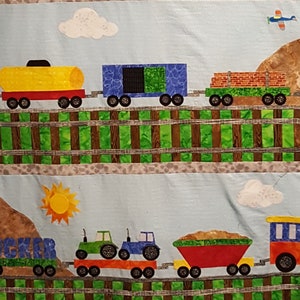 Tucker's Train Quilt Pattern - Etsy