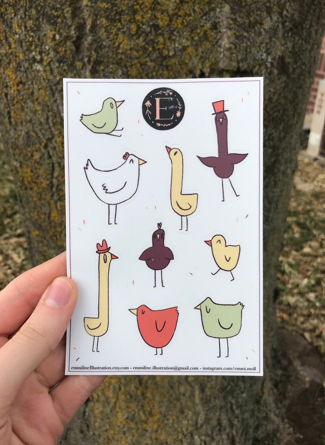 Cute Animal Themed Sticker Sheets - Etsy