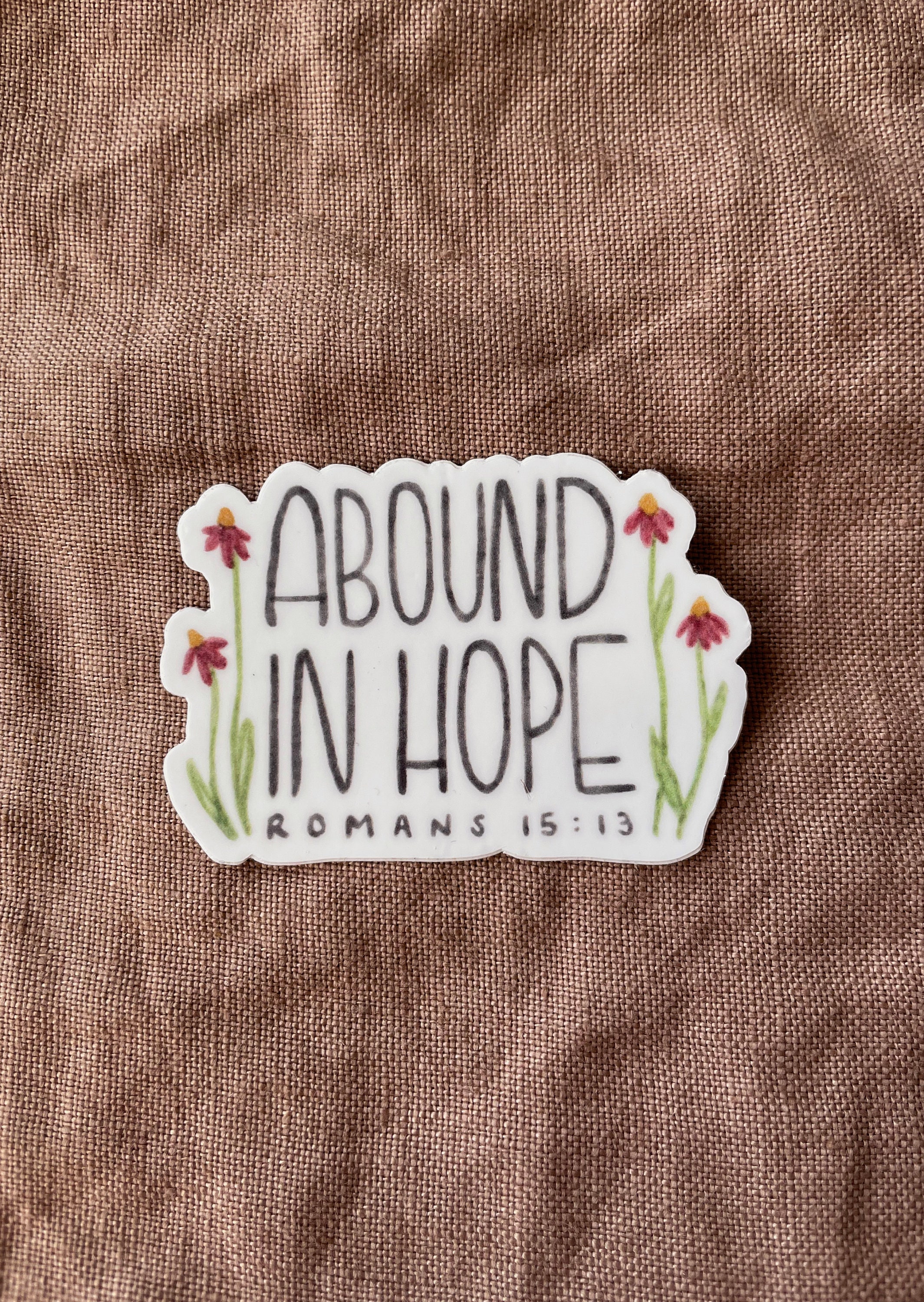 Bible Verse Vinyl Stickers Watercolor Designs Pretty and | Etsy