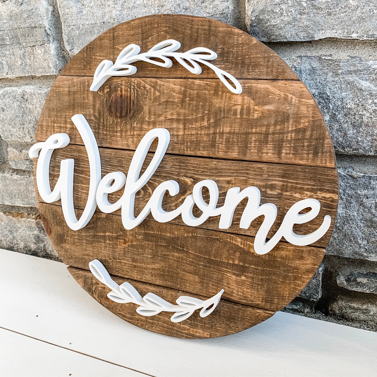 Welcome Sign / Rustic Welcome Sign / Welcome Home Decor | Etsy