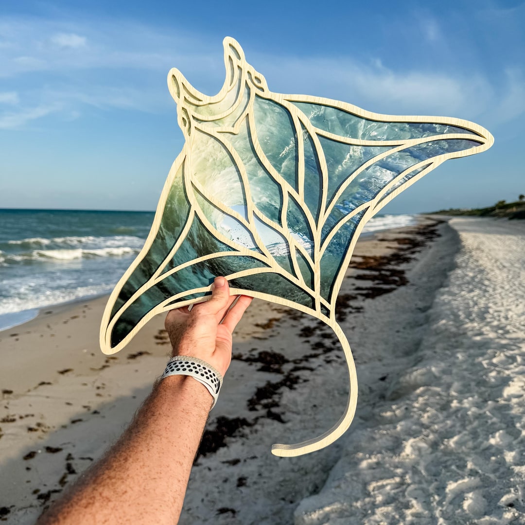Manta Ray, Wood Cutout, Ocean Inspired Home Decor - Etsy
