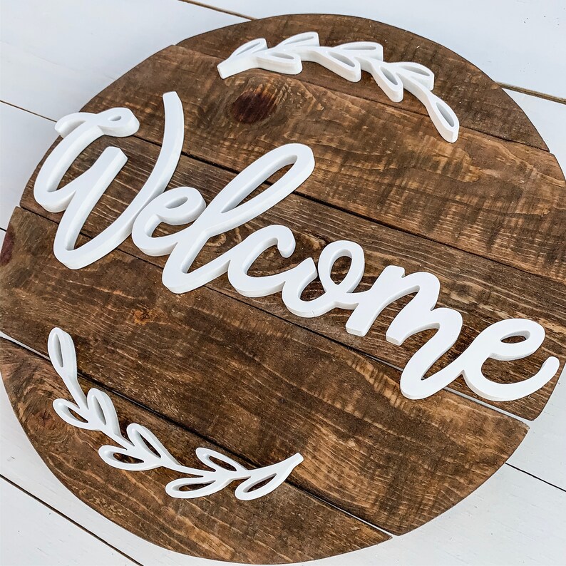 Welcome Sign / Rustic Welcome Sign / Welcome Home Decor - Etsy