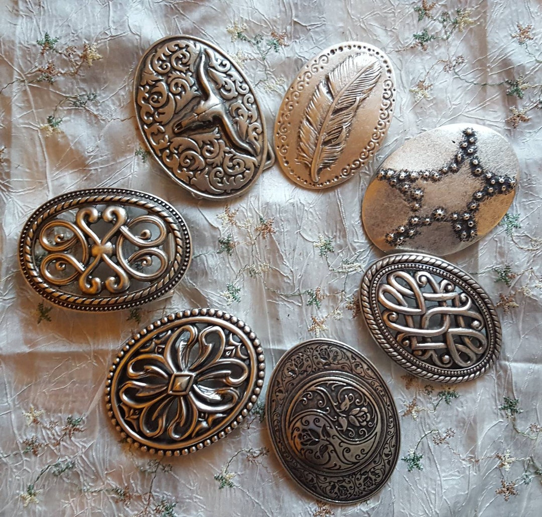 Leather Belt With Interchangeable Belt Buckles Humpback Full - Etsy