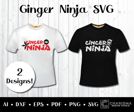 Ginger Ninja SVG Cut File for Cricut Silhouette Brother | Etsy