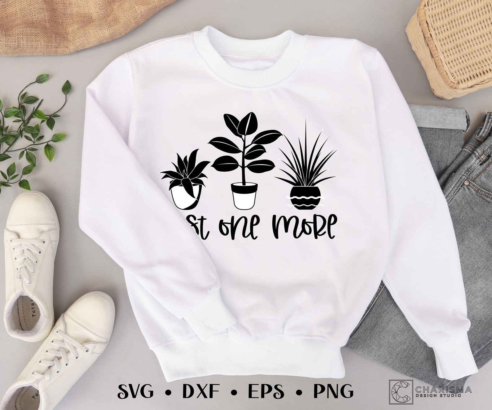 Just One More Plant SVG Humorous SVG Plants Funny Funny - Etsy