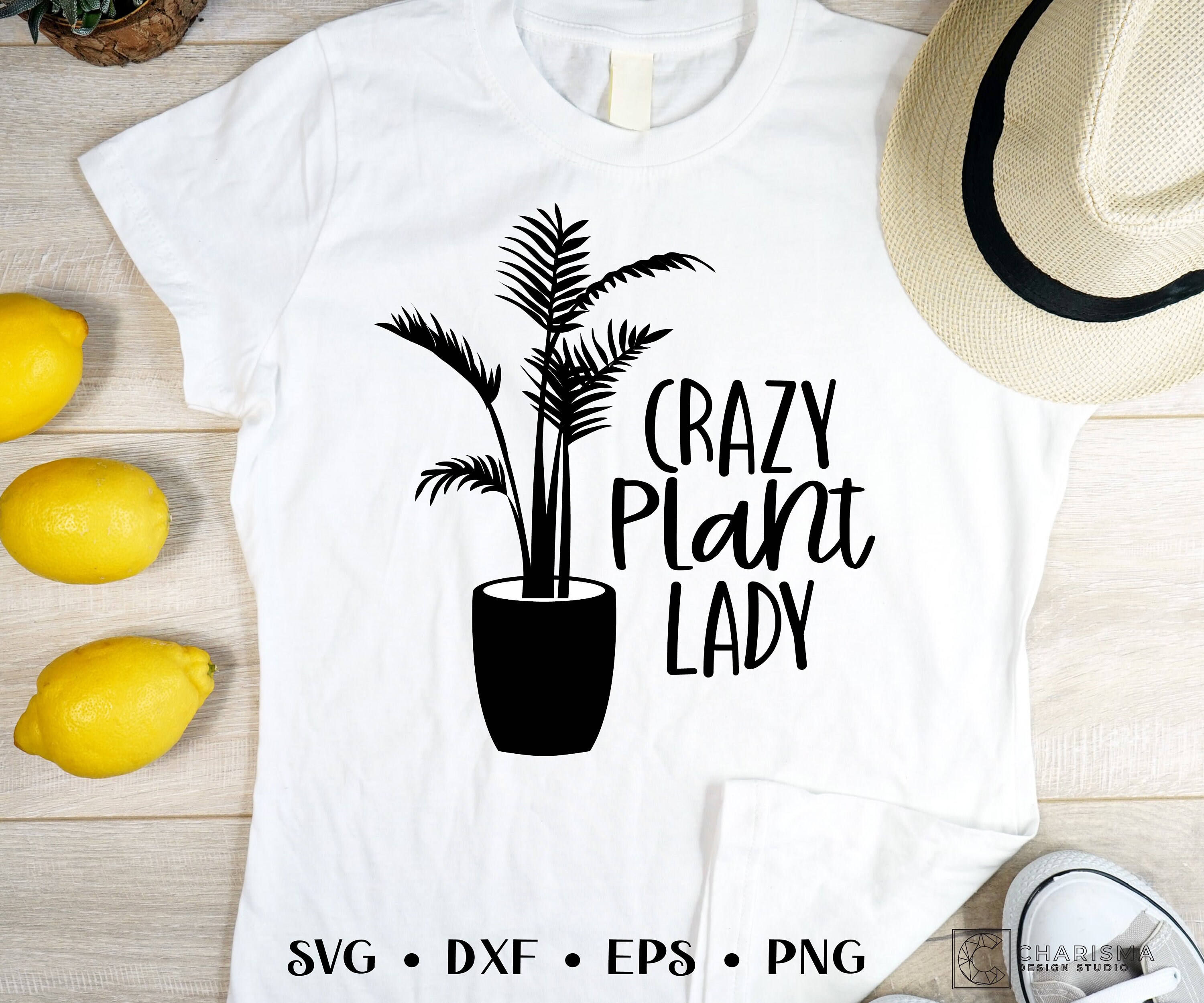 Crazy Plant Lady SVG, Humorous SVG, Plants, Funny, Funny Saying Svg ...