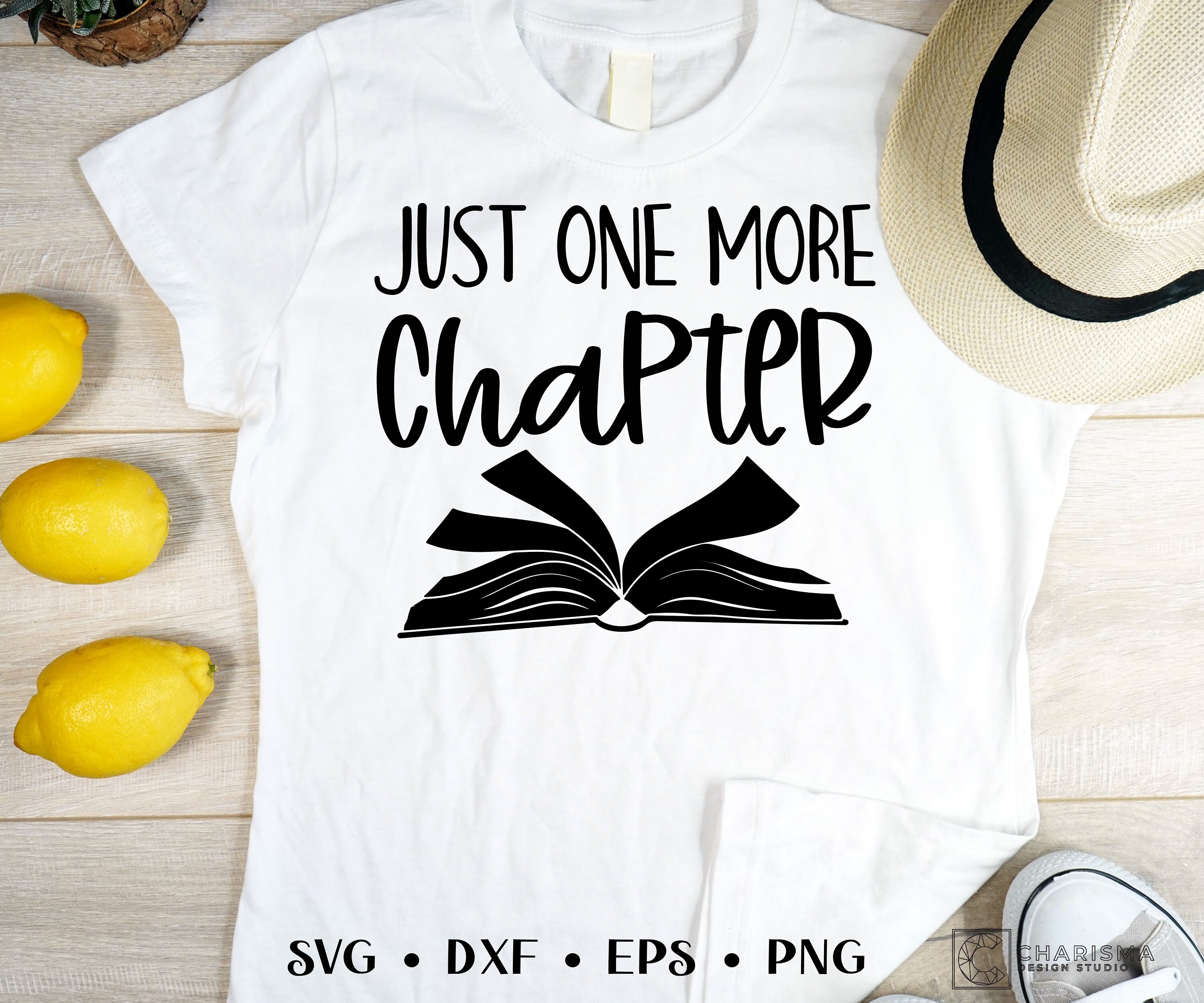 Just One More Chapter SVG, Reading Humor, Reading Svg, Book Svg, Book ...