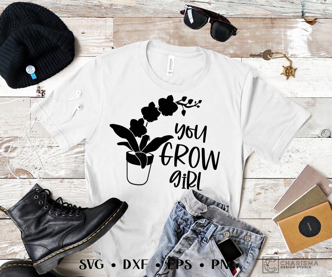 You Grow Girl SVG, Growth Emotional Encouragement, Grow Girl Svg, Plant ...