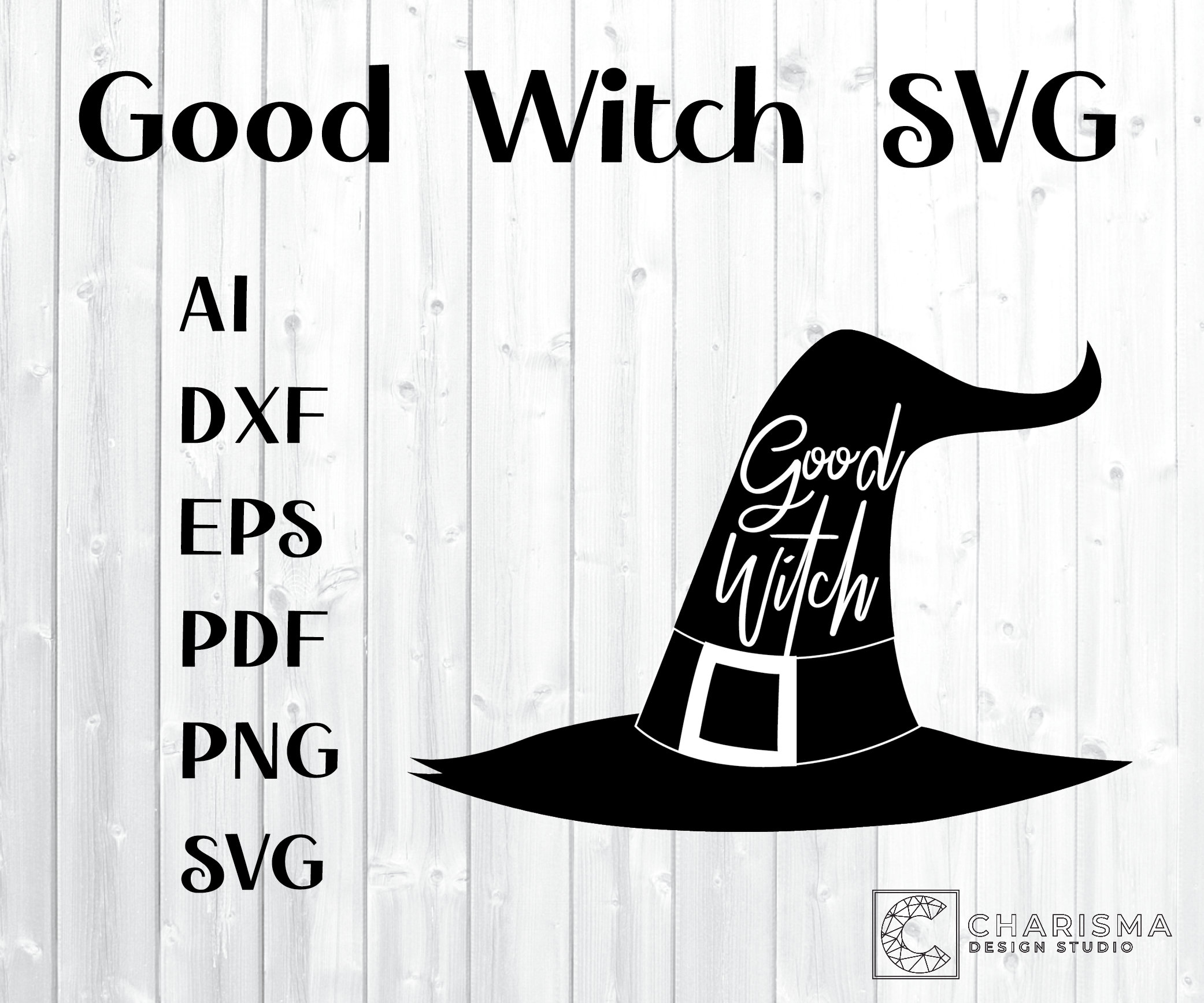 Good Witch Svg, Good Witch Digital File, Halloween Witch Svg, Halloween ...