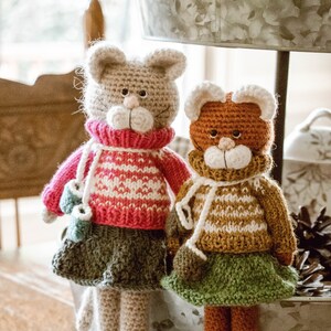 Amigurumi Cat Pattern | A Kitten and Her Mittens | Crochet & Knit - Etsy