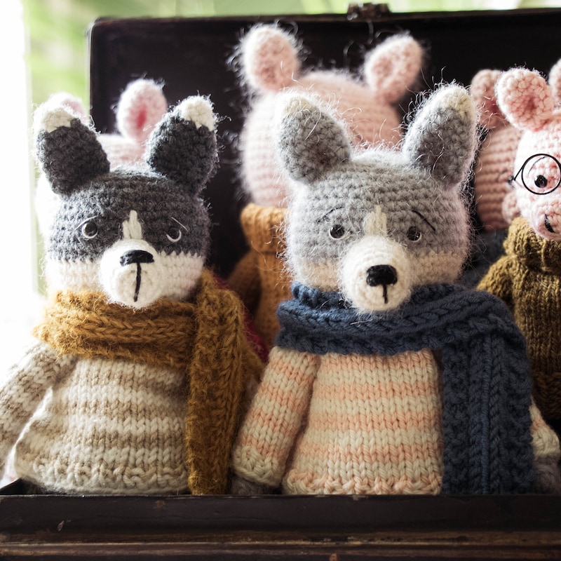 Knitted Wolf - Etsy