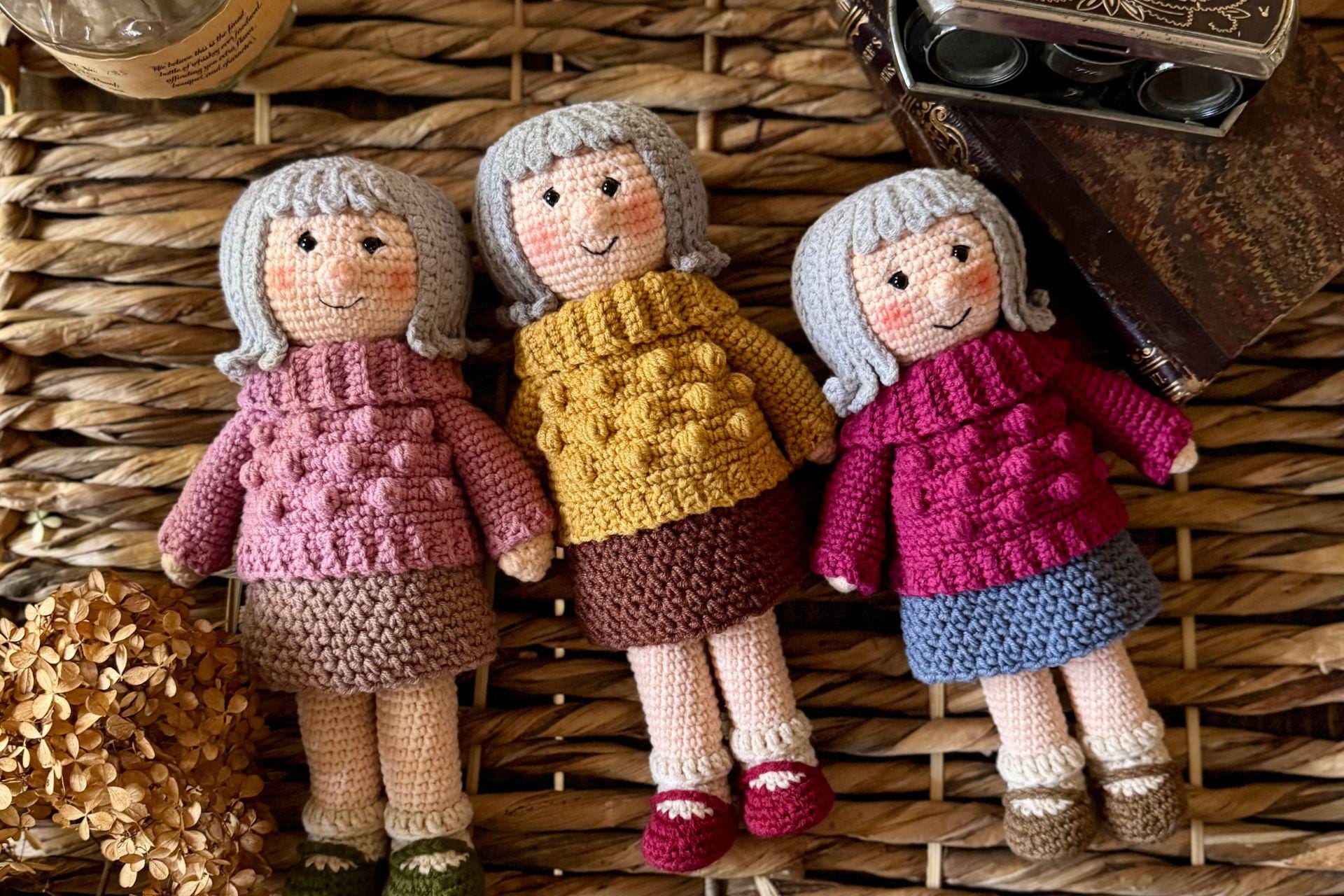 Crochet Amigurumi Grandma Pattern: Mrs. Humphrey PDF (digital Download ...