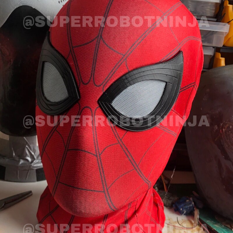 Spiderman Face Shell - Etsy
