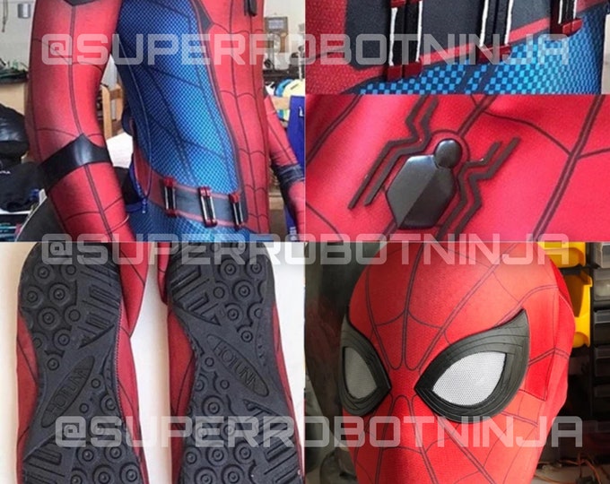 Spider-man Suit + Faceshell - Homecoming - UPGRADED - Etsy