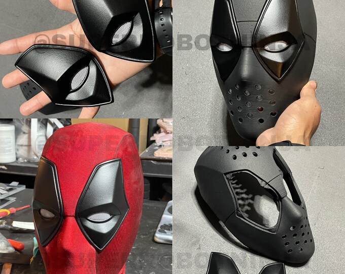 Deadpool Mask - Magnetic Faceshell - 3D Printed - Etsy