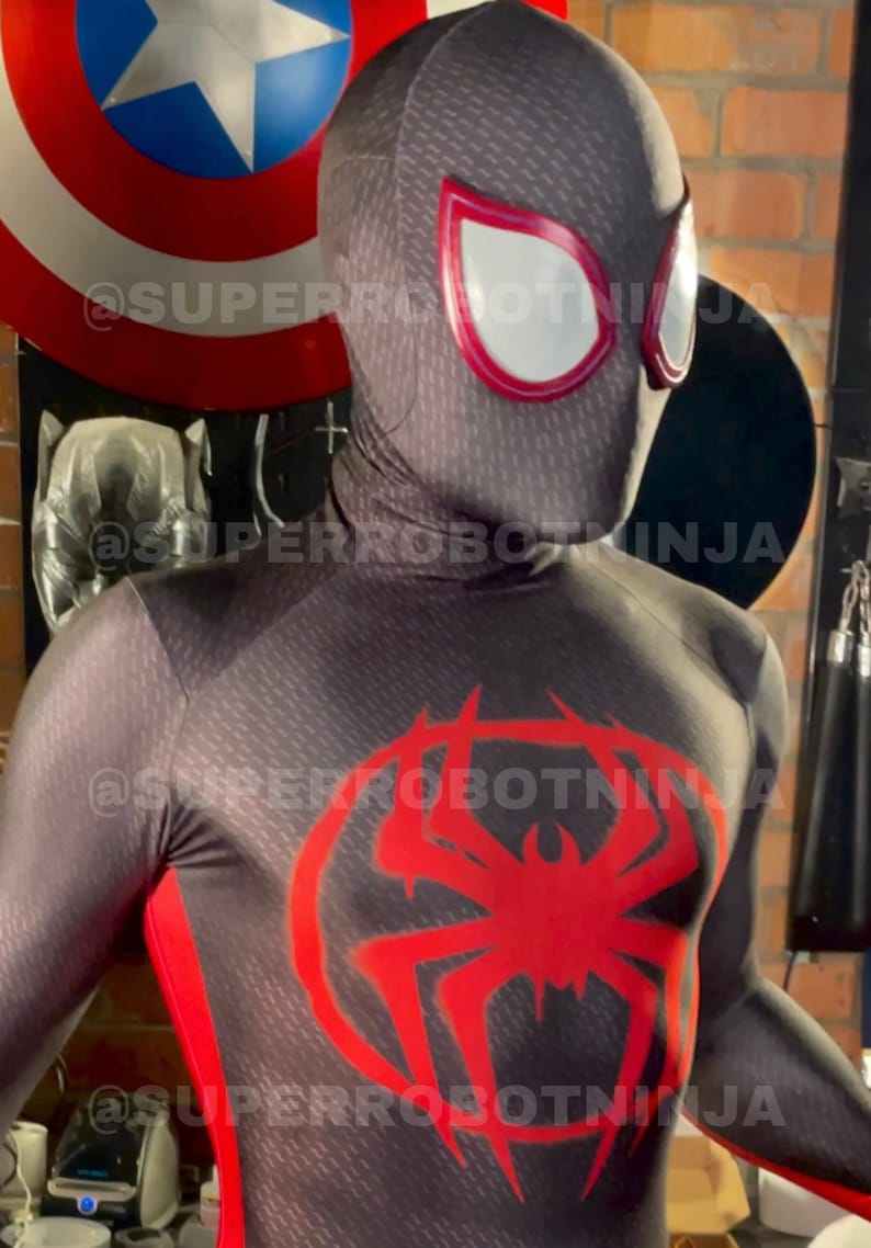 Spider-man Suit ATSV Miles Morales Basic - Etsy